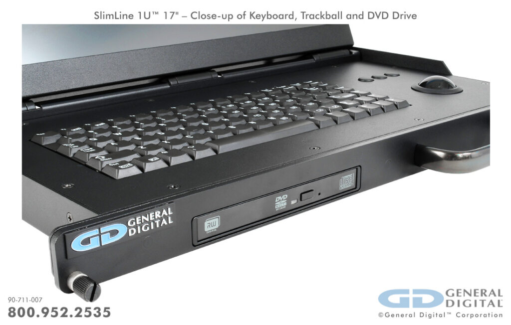 Rack Drawer Flip-Up Display / Keyboard - General Digital Corporation