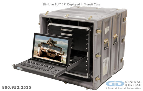 Rack Drawer Flip-Up Display / Keyboard - General Digital Corporation